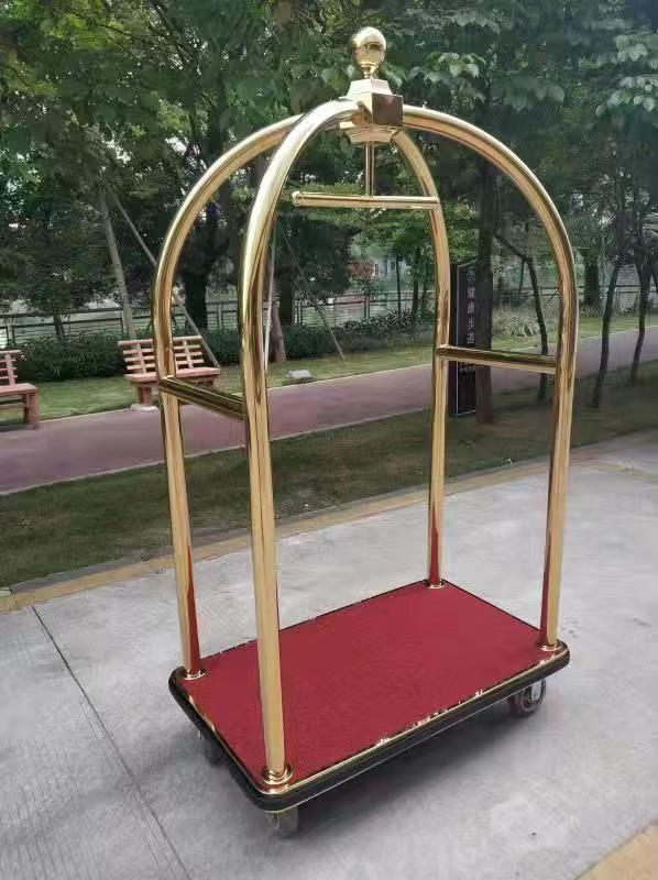 Stainless Steel Luggage Trolley for Hotel Lobby (XL-01K) from China ...