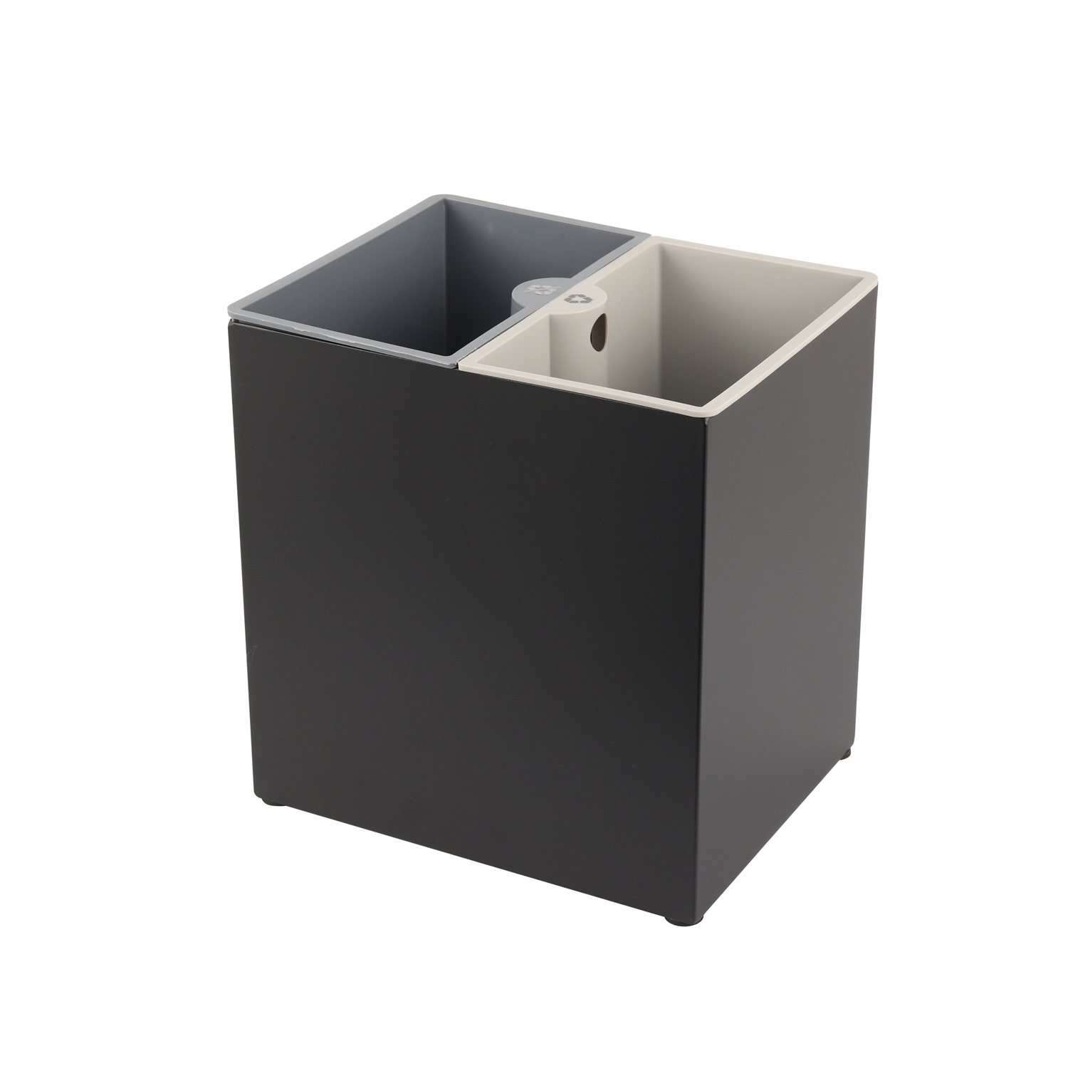 Rectangle 14L 2in1 Recycle Bin with 2 Plastic Inner Bin for Room from ...